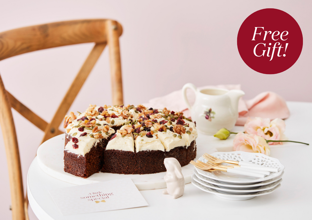 Free Gift! Stunning Handcrafted Carrot Cake – Angel Delivery